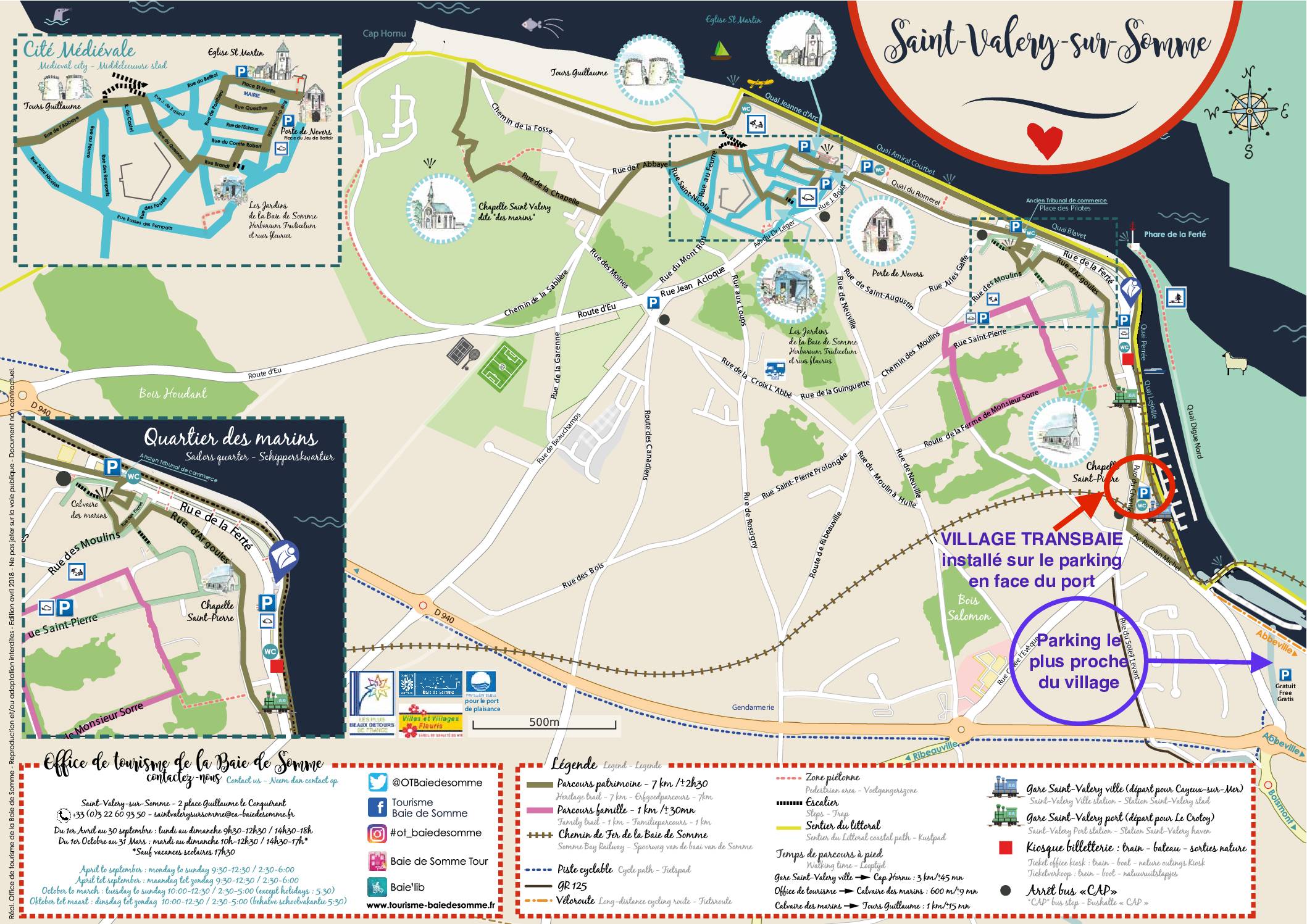 Transport et parking pour la Transbaie